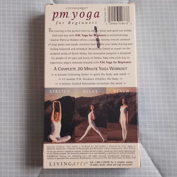 Media | Living Yoga Pm Yoga For Beginners With Patricia Walden Vhs ...